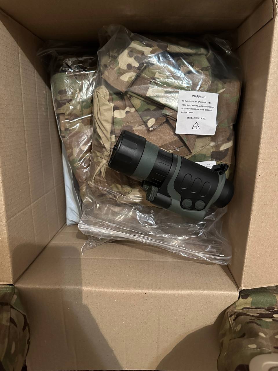 Night Vision and Multicam Combat Pants with Knee Pads – Aid Ukraine Now